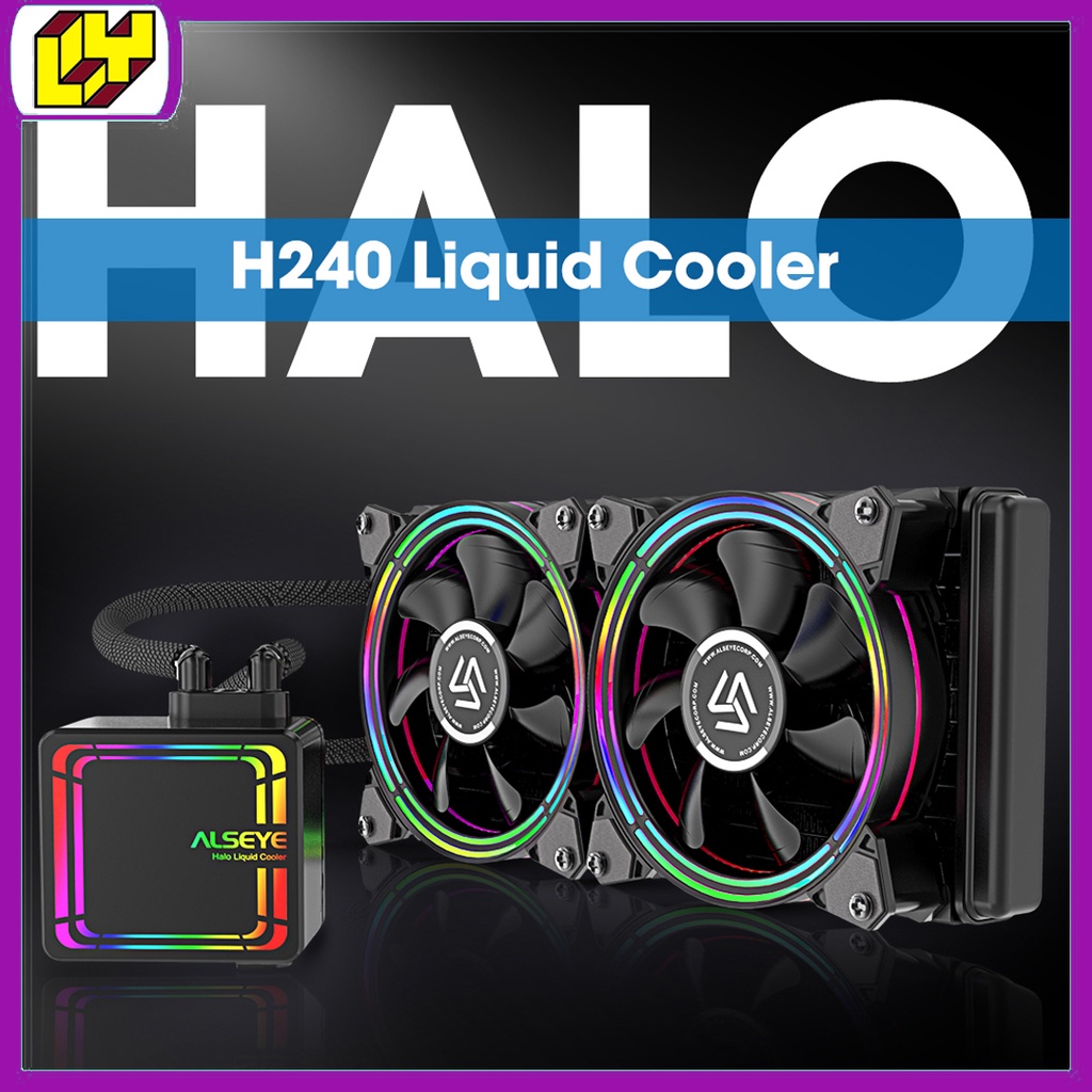 Alseye H240 PWM Fan 4 Pin ALSEYE Liquid Cooler Fan RGB Cooler Fan ...