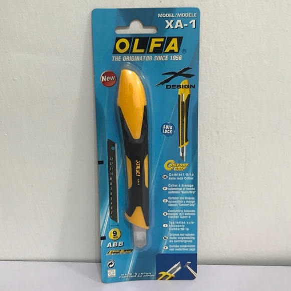 Olfa CUTTER 9MM ABB ดีไซน์ใหม่ XA-1 (ล็อคอัตโนมัติ) - PRN | Shopee Thailand