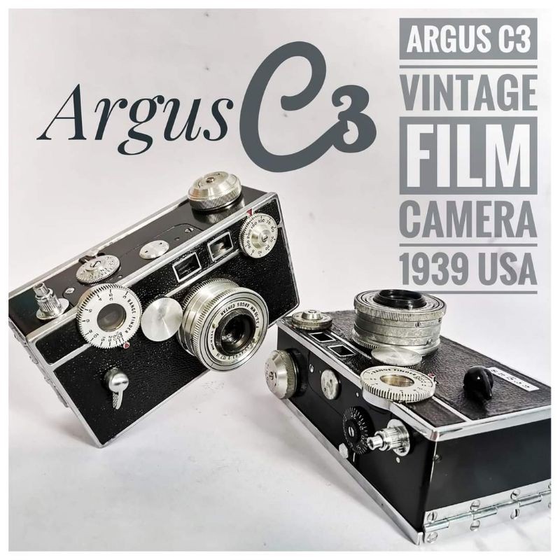 Argus C3 Camera Vintage USA กล้อง ฟิล์ม | Shopee Thailand