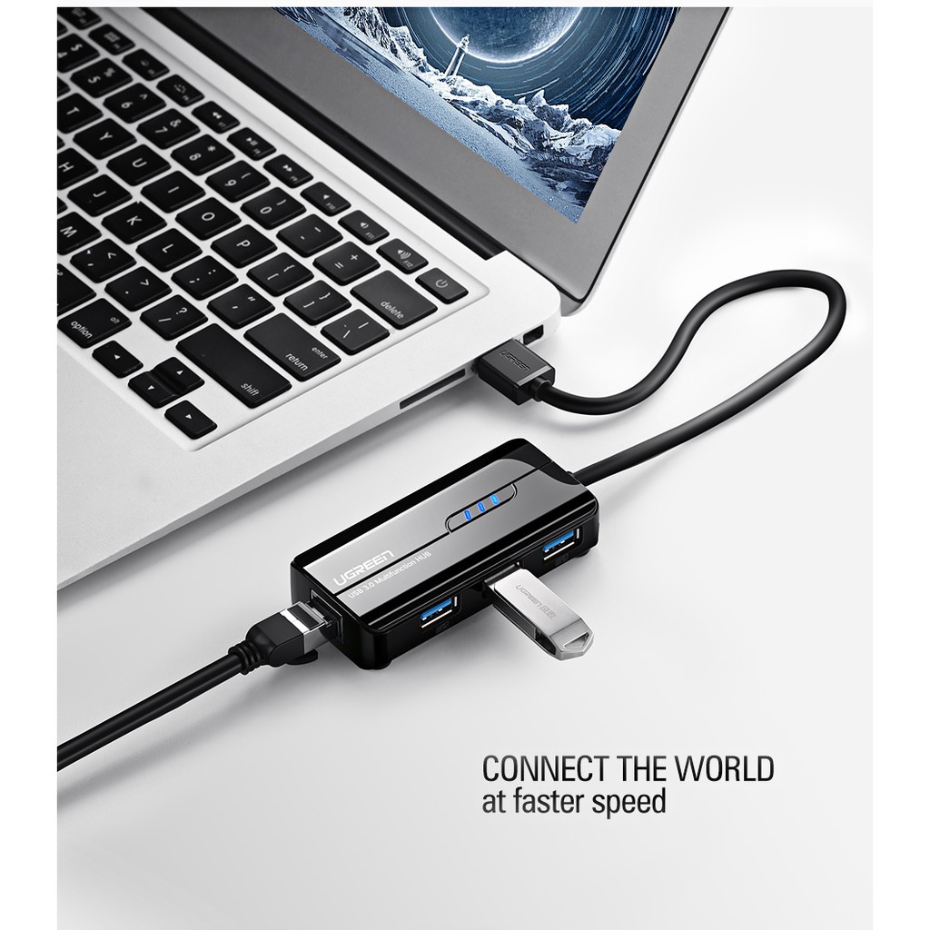 UGREEN รุ่น 20265 Ethernet Adapter USB Gigabit Network Adapter With USB ...