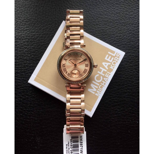 Sale! มาแล้ว MK5971 เรือนเล็ก ขนาดหน้าปัด 33 มิล ล้อมรอบด้วยคริสตัล ...