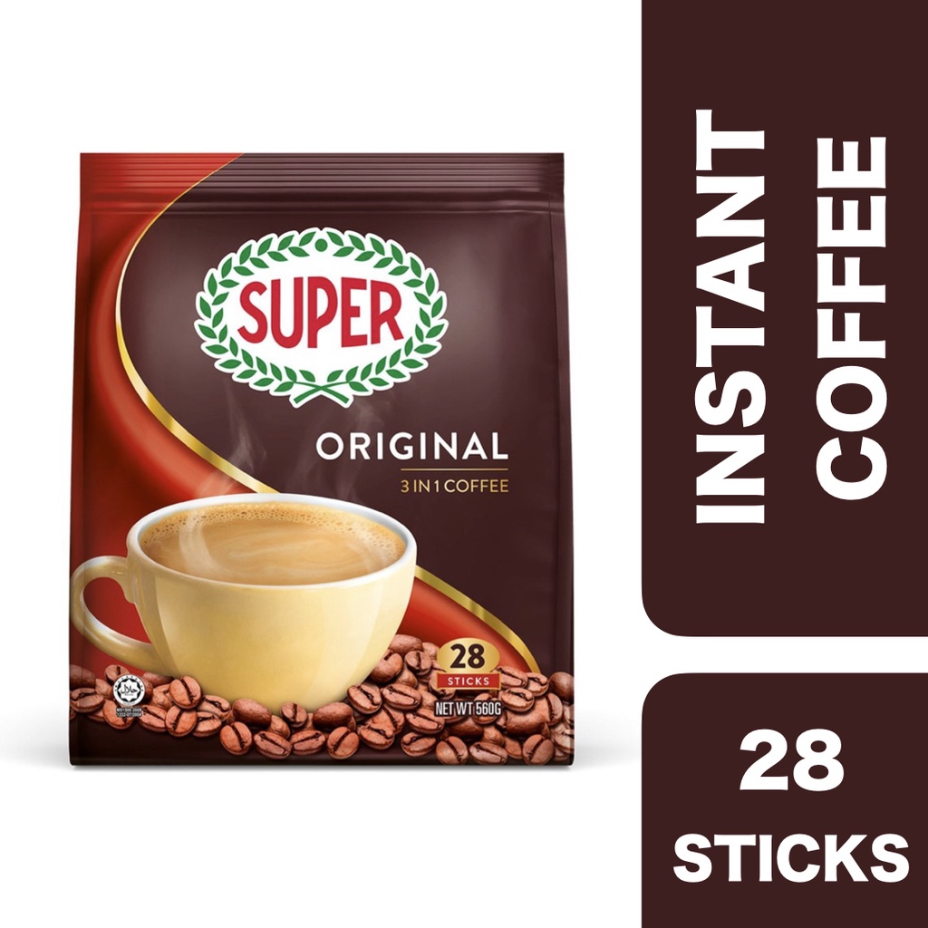 Super Original 3in1 Instant Coffee 28 Sticks ++ ซุปเปอร์ ออริจินอล 3in1 ...