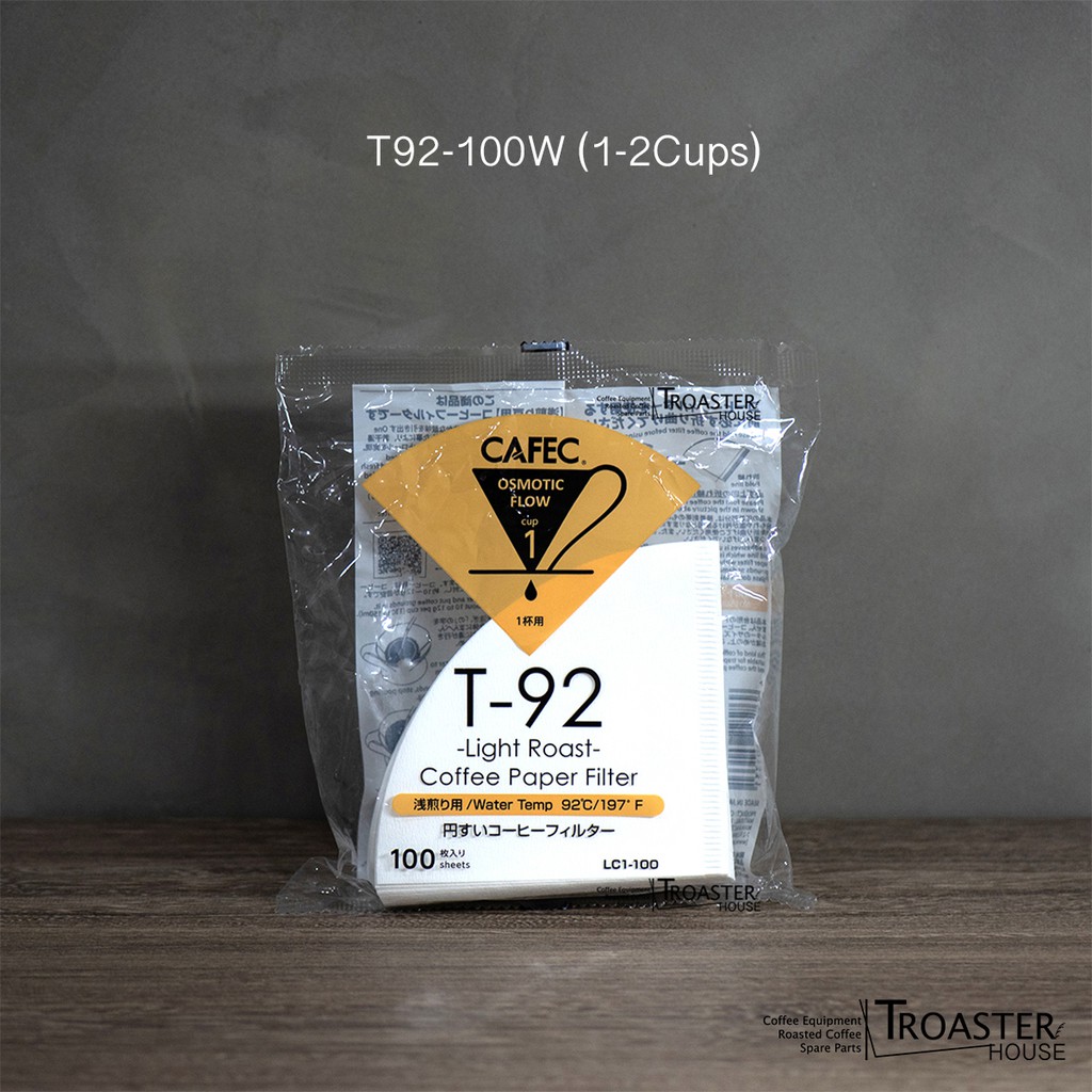 CAFEC T-92 Light Roast Specialty Filter T92 Size 01 02 V60 | Pour Over ...