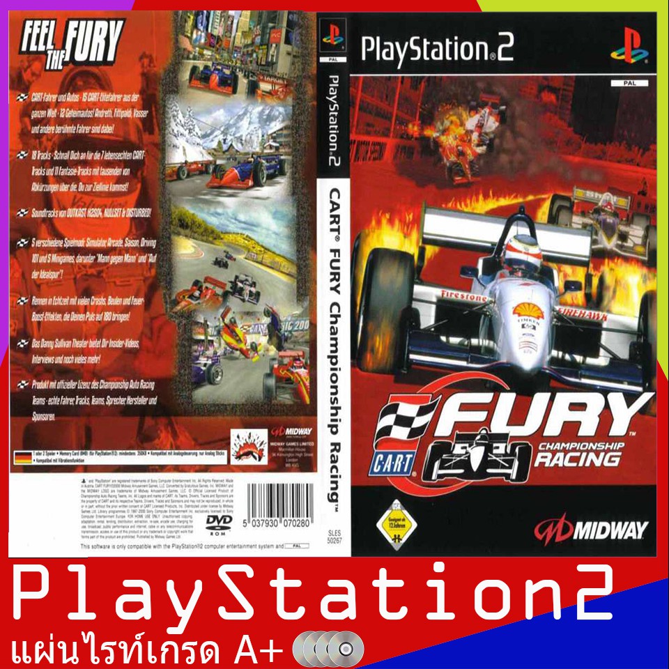 PS2GAME : CART Fury - Championship Racing (USA) | Shopee Thailand