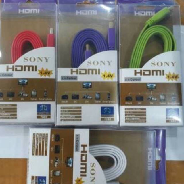 สาย HDMI SONY สี 3d / 1,4V PS3/PS4 SONY สาย HDMI | Shopee Thailand