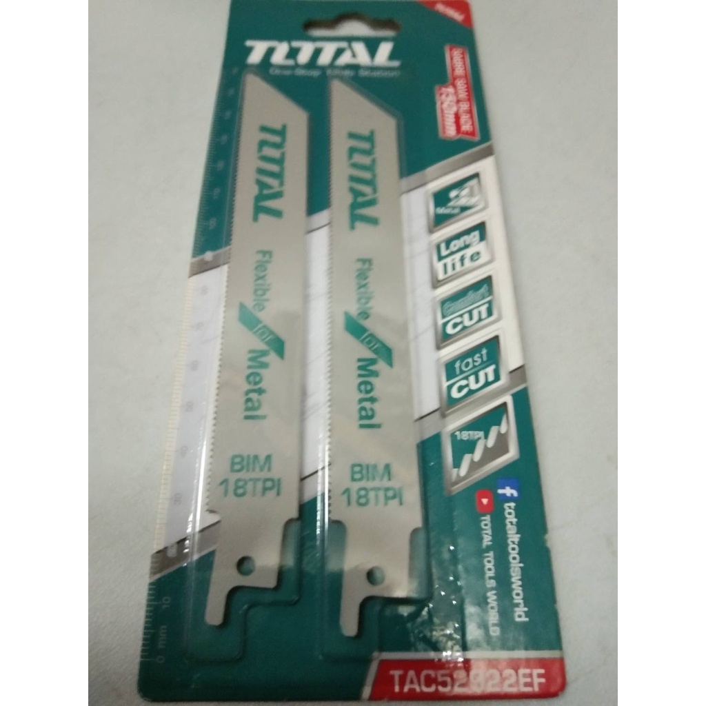 TOTAL ใบเลื่อยชัก ตัดเหล็ก/พลาสติก ( สำหรับเลื่อยชัก ) Total รุ่น ...