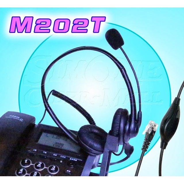 M202T Binaural Telephone Headset With Talk-Control | Shopee Thailand