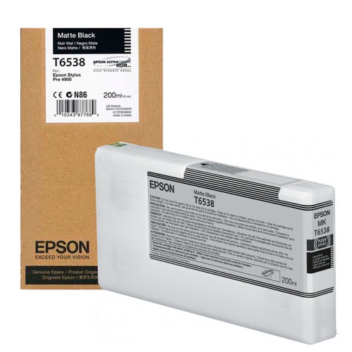 ตลับหมึก EPSON T6538 Matte Black / T6536 Vivid Light Magenta / T653A ...