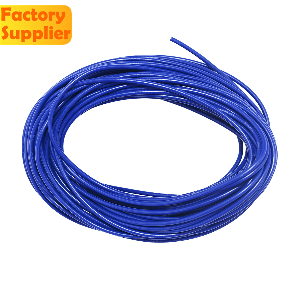 24AWG 10M Blue UL-1007 Hook-up Wire 80C / 300V Cord DIY Electrical ...