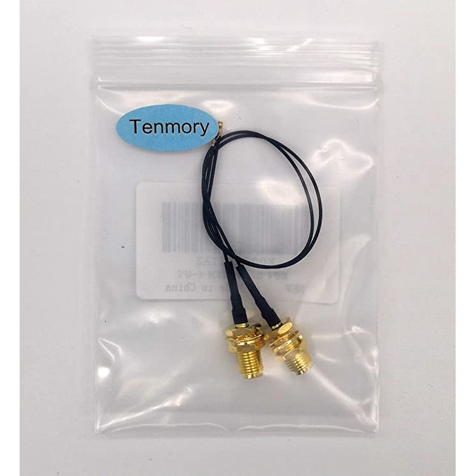 RP-SMA Female to MHF4 IPX4 IPEX4 Ipex Connector Pigtail WiFi Antenna ...