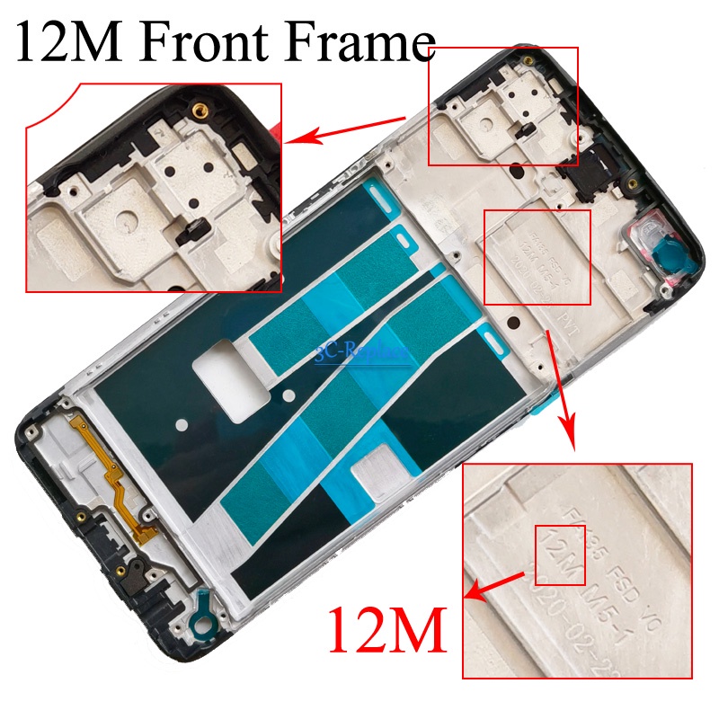 เคสแบตเตอรี่หน้าจอ LCD สําหรับ Oppo A52 2020 CPH2061 CPH2069 PADM00 ...