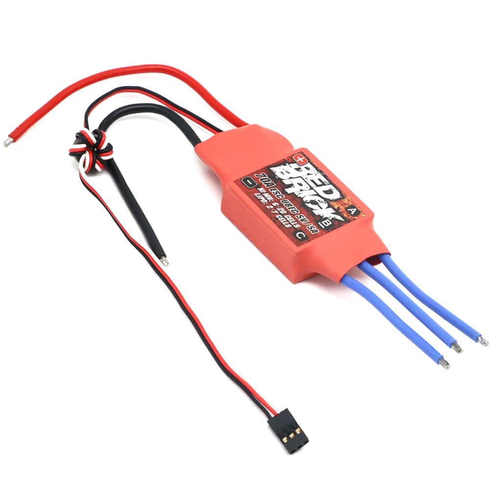 1pcs Red Brick 50A/70A/80A/100A/125A/200A Brushless ESC Electronic Speed Controller 5V/3A 5V/5A ...