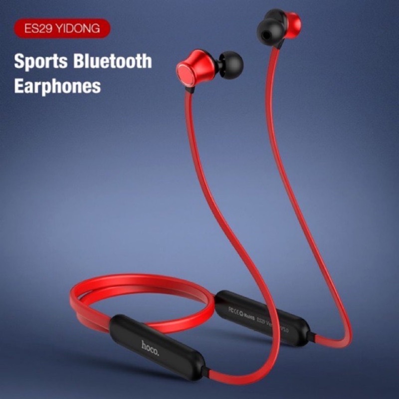 Hoco ES64/ES29 Sport Wireless Earphones หูฟังบลูทูธไร้สาย หูฟังออกกำลังกาย สำหรับไรเดอร์ ...