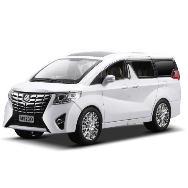 โมเดลรถยนต์ TOYOTA ALPHARD CAR MODEL ทำจากเหล็ก สัดส่วน 1:24 ประตู ฝา ...
