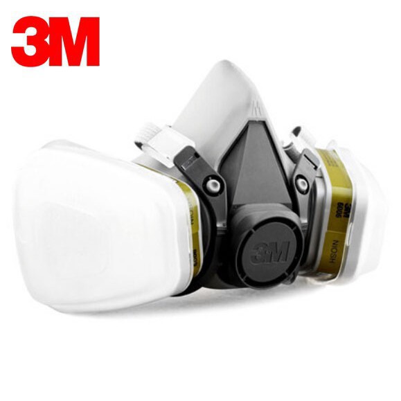 3M 6200 6003 6006 gas Mask Respirator dioxide and Organic Gas Protective Mask | Shopee Thailand