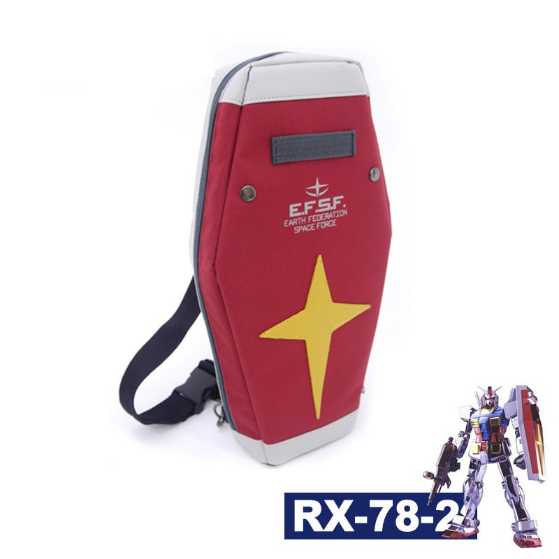 Harajuku Mobile Suit Gundam RX-78-2 Shield Bag อะนิเมะคอสเพลย์ Red ...