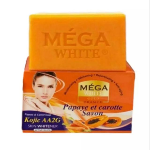 สบู่ MEGA WHITE (ก้อนใหญ่ 200 กรัม) | Shopee Thailand