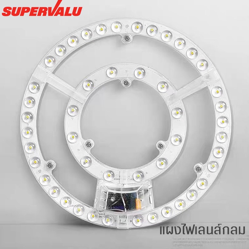 แผงไฟ LED 28W/36W/48วัตต์ 220V สำหรับโคมเพดานกลม LED ตัวใช้แทนหลอดนีออนกลม NB-CELL พร้อมต่อสายไฟ ...