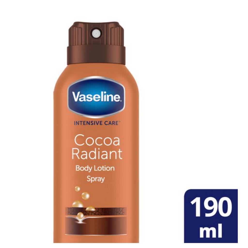 [UK] Vaseline Intensive Care Cocoa Radiant Spray Moisturiser 190 ml ...