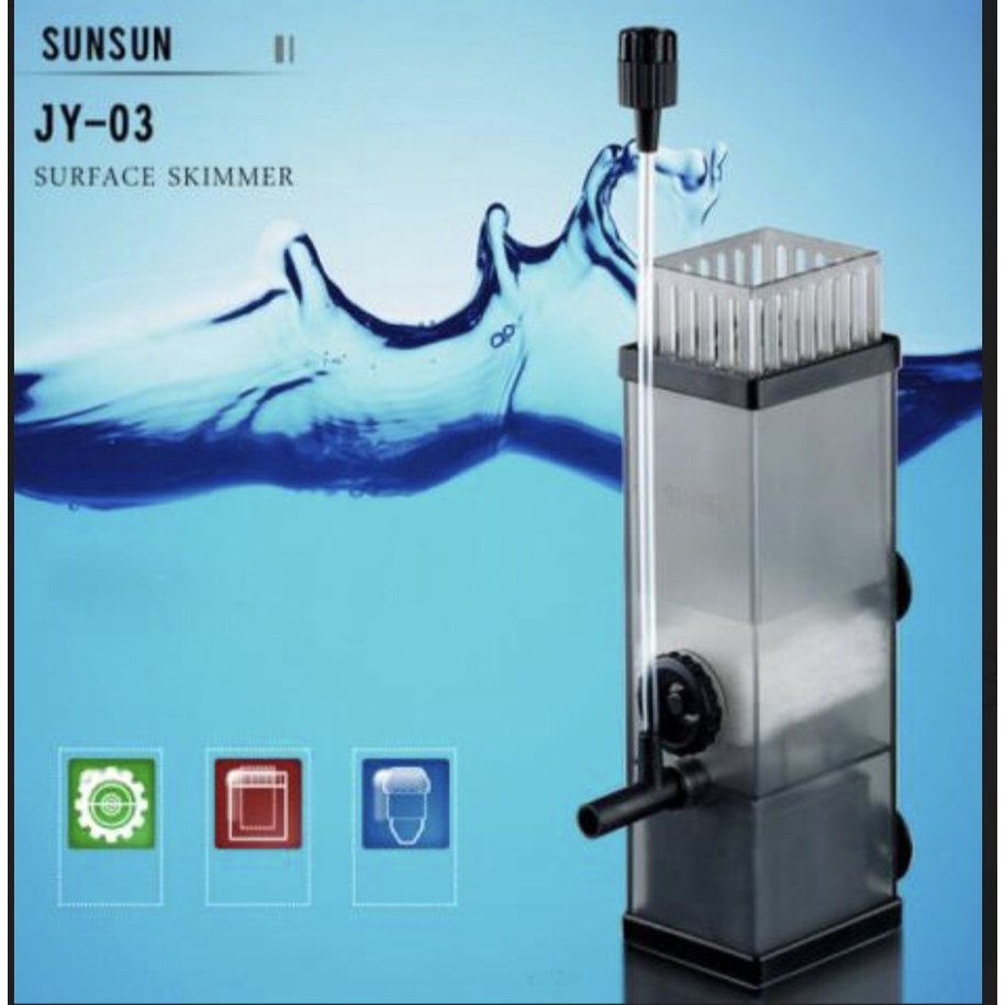 Oxy Sunsun JY-03 Scum Filter - พร้อมการไหลของออกซิเจน - ตัวกรอง Scum สําหรับพิพิธภัณฑ์สัตว์น้ํา ...