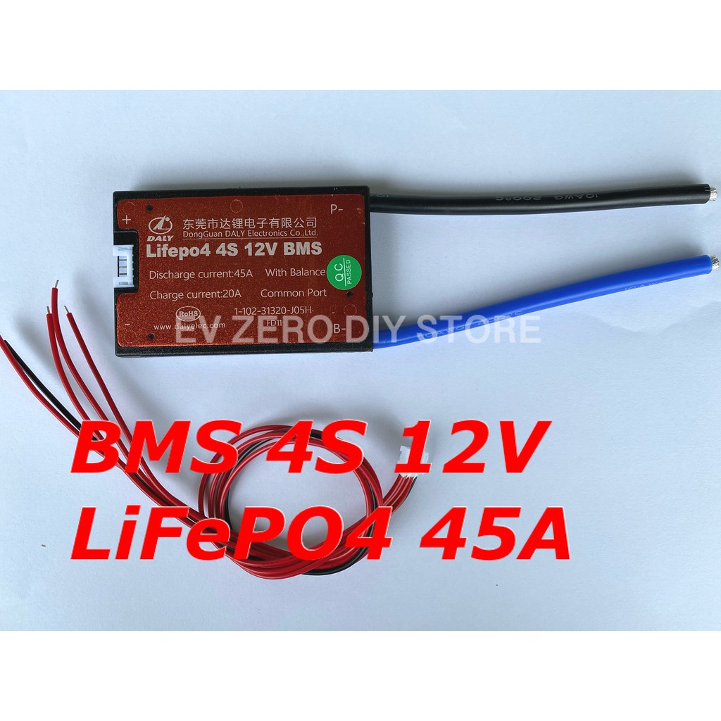 ไฟโซล่าเซลล์、 โคมไฟตั้งโต๊ะ、PG ชุดไฟไลฟ์สด ♘BMS DALY 4S 12V 15A 25A 45A ...