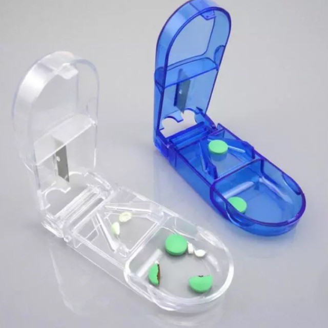 TABLET CUTTER ที่ตัดยา ช่วยแบ่งปริมาณยา ใช้ง่าย สะดวกพกพา | Shopee Thailand