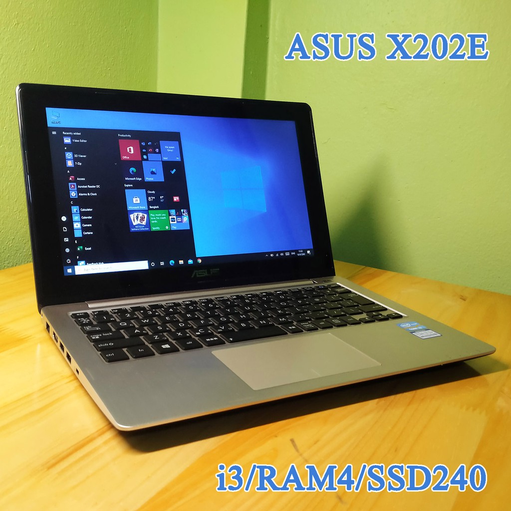 ASUS X202E (โน้ตบุ๊กมือสอง) โน้ตบุ๊กจอสัมผัส 11.6 นิ้ว i3/RAM4/SSD240 ...