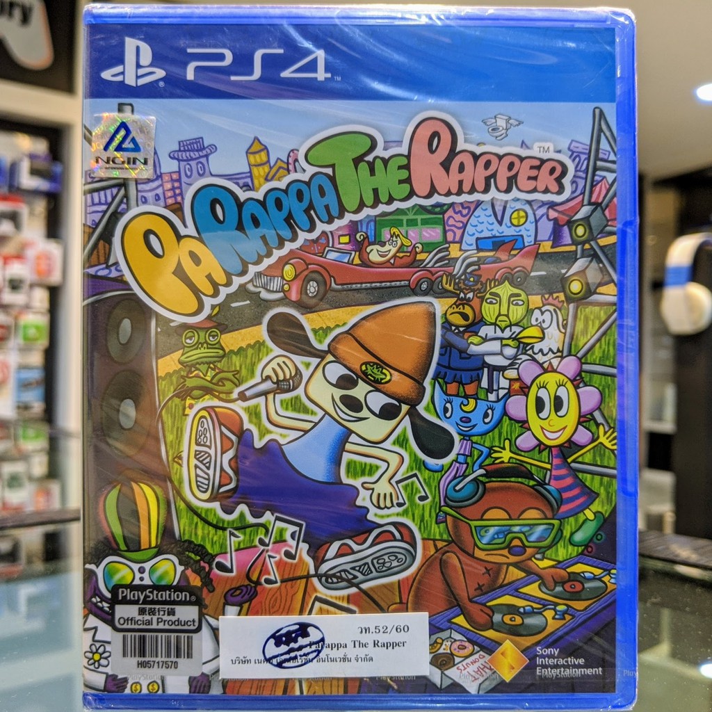 (ภาษาอังกฤษ) มือ1 PaRappa The Rapper Remastered แผ่นเกม PS4 แผ่นPS4 ...