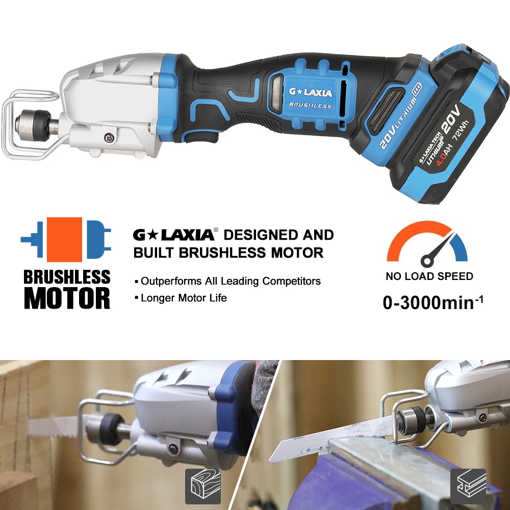 เลื่อยชัก GALAXIA 20V Brushless Mini Reciprocation Saw | Shopee Thailand
