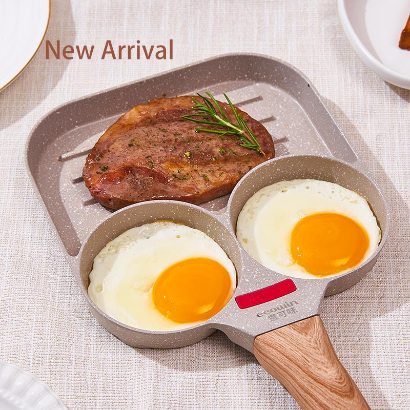 Ecowin 3 in 1 กระทะเคลือบ PFOA ไม่ติดกระทะ อเนกประสงค์ สไตล์ญี่ปุ่น สําหรับเตาอบ | Shopee Thailand