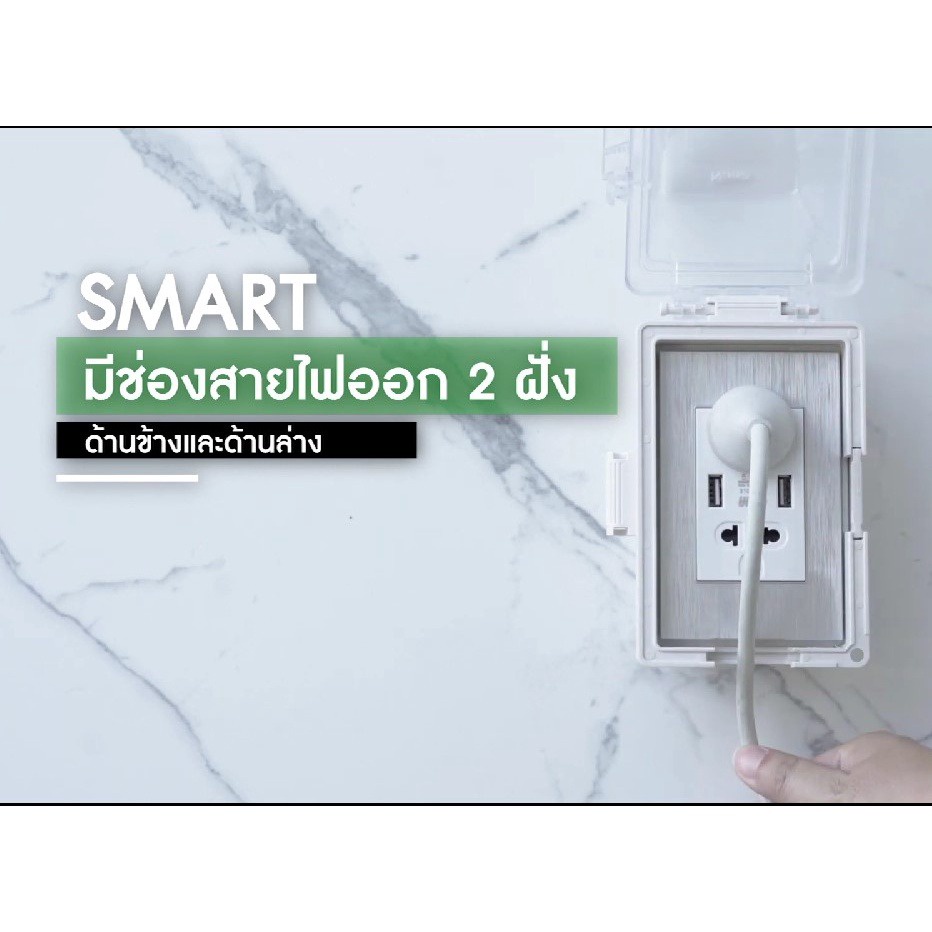 NANO หน้ากากกันน้ำ IP54 ฝาครอบกันน้ำ ฝากันน้ำ กันน้ำ ฝาครอบแผงหน้ากาก ...