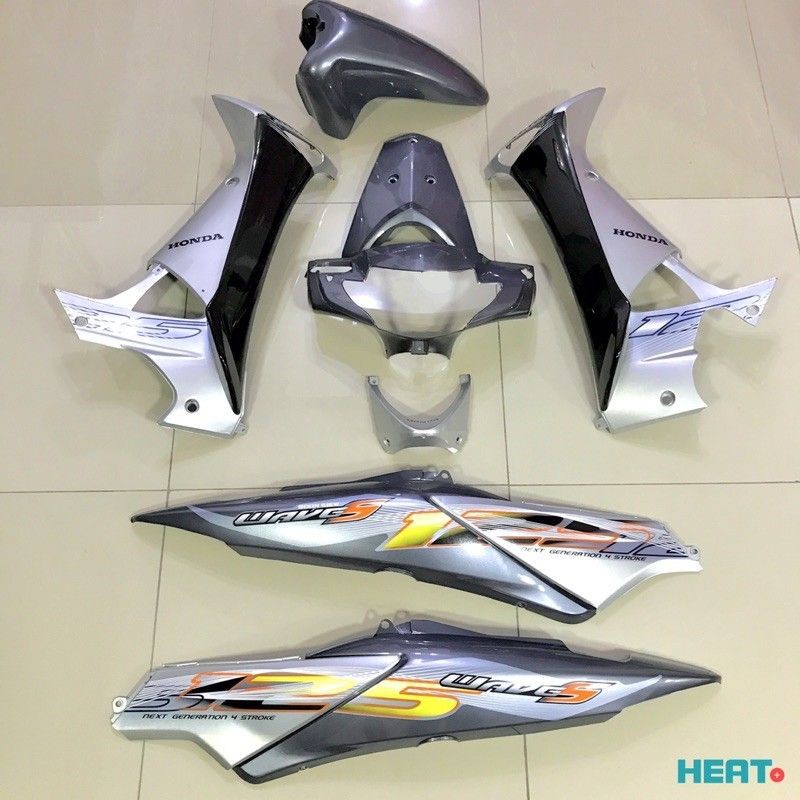 ชุดฝาครอบ WAVE125S MERAH + SILVER BIRU + SILVER GREY + SILVER HITAM HLD ...
