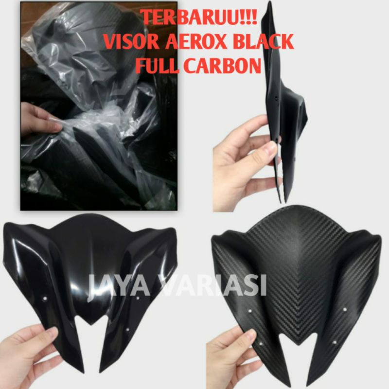 Visor AEROX SERIES FULL CARBON CARBON TRANSFORMER MODEL WINSHIELD วัสดุ ...