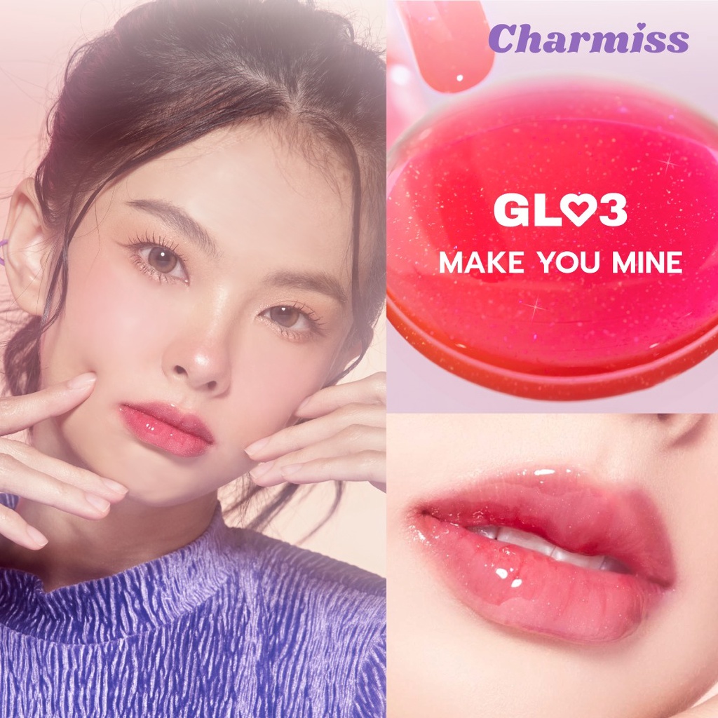 ถูก/แท้/มีไลฟ์ ลิป Charmiss Show Me Your Love Glitter Lip Gloss The Universe ลิปกลอส ชาร์มิส กล ...