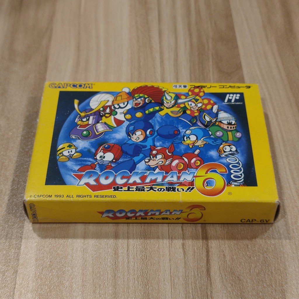 เกม Rockman 6 เครื่อง Famicom / Family Computer / FC / NES | Shopee ...