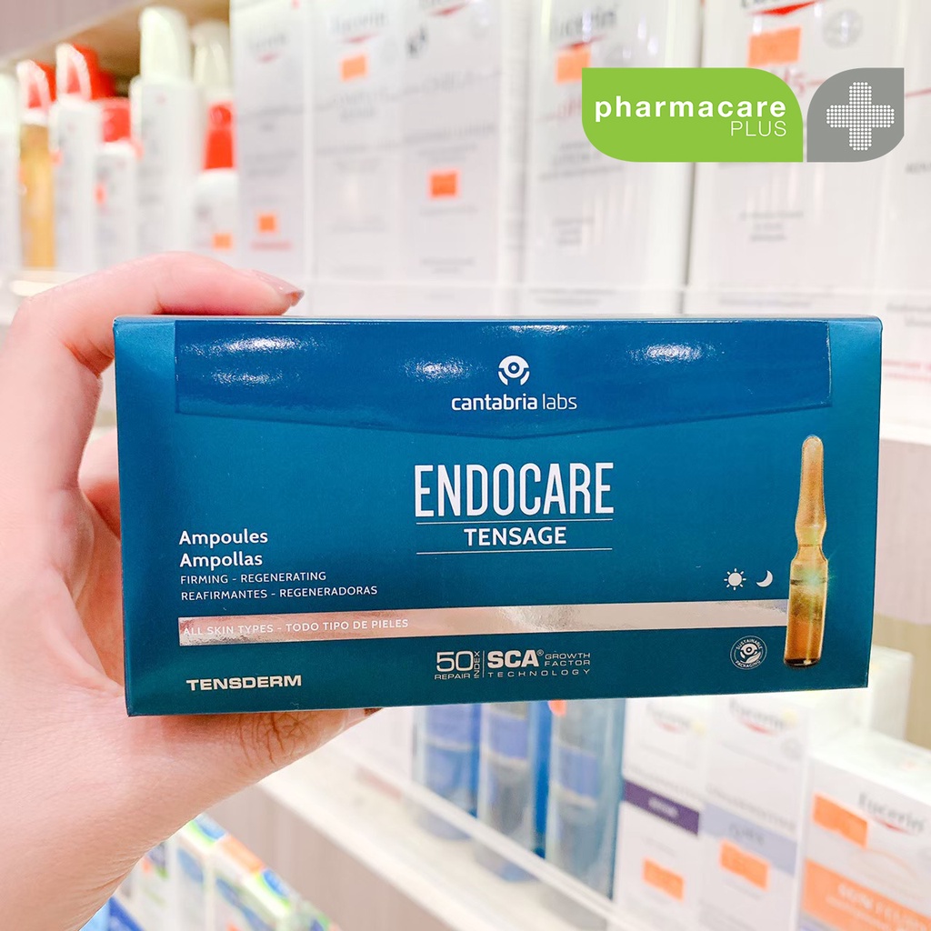 ของแท้💯 Endocare Tensage Ampoules SCA 50% (หลอดแก้ว) กล่อง10x2ml ลดริ้ว ...