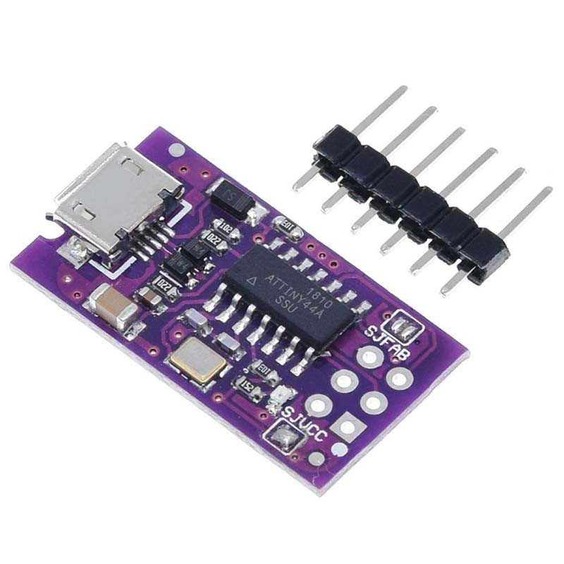 โมดูลโปรแกรมเมอร์ ATTiny45 ATTiny85 5V Micro USB Tiny AVR ISP ATtiny44 ... โมดูลโปรแกรมเมอร์ ATTiny45 ATTiny85 5V Micro USB Tiny AVR ISP ATtiny44 ...