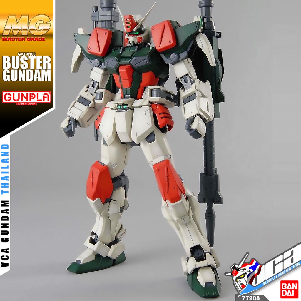 VCA ⭐️ BANDAI GUNPLA MASTER GRADE MG 1/100 BUSTER GUNDAM ประกอบ หุ่น ...