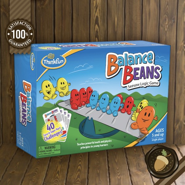 Balance Beans เกมแก้ปัญหา บอร์ดเกม คู่มือภาษาอังกฤษ (Boardgame บอร์ดเกม ...