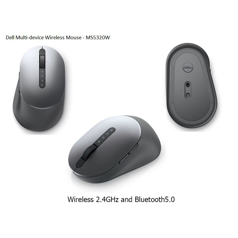 Dell Multi-device Wireless Mouse - MS5320W รับประกัน 3 ปี | Shopee Thailand