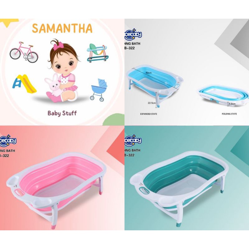 เด็ก FOLDING BATH TUB SB 322 | Shopee Thailand