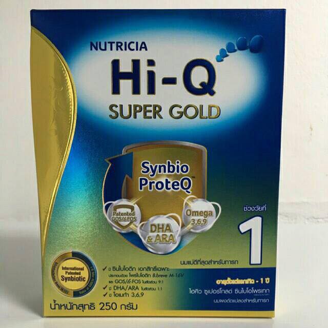 Hi-Q Supergold สูตร 1 (250กรัม) **แพค 6 กล่อง **กล่องละ 190 บาท ...