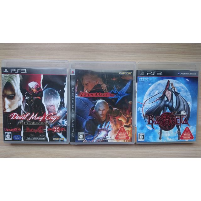 PS3 มือสอง มัดรวม Devil May Cry 1,2,3,4 + Bayonetta (Z2) | Shopee Thailand