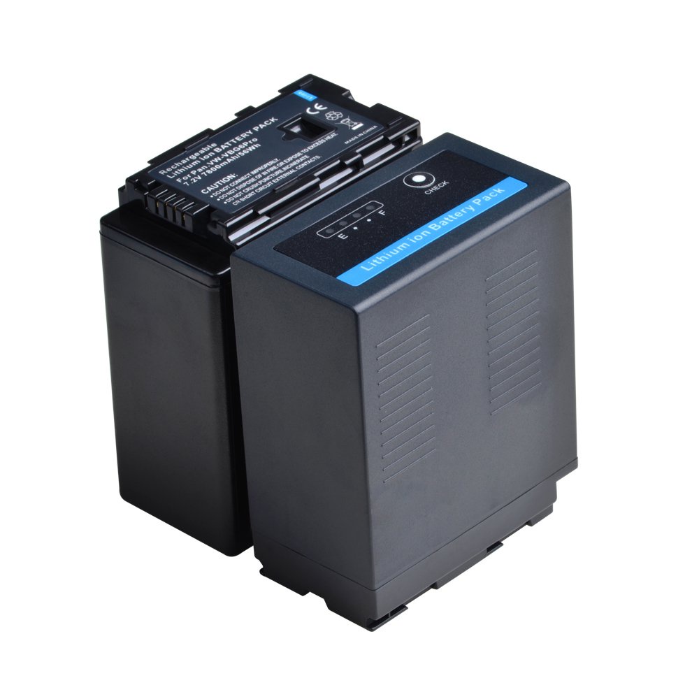 DuraPro 7800MAh VW-VBG6แบตเตอรี่ไฟ LED ตัวบ่งชี้สำหรับ Panasonic AG ...