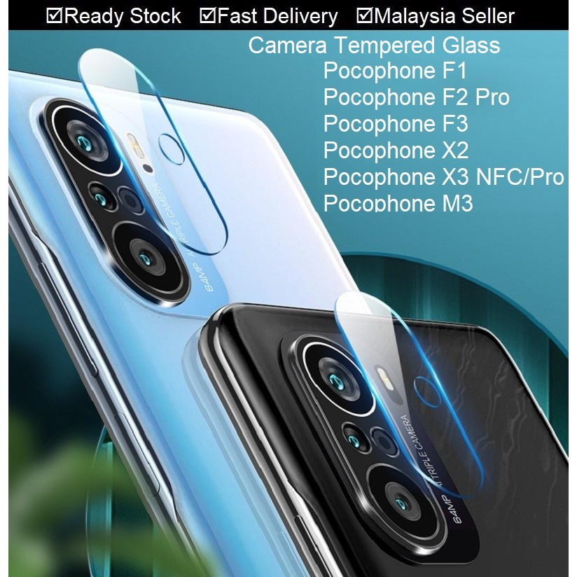 Xiaomi Pocophone F3 F2 Pro F1 X2 X3 NFC Pro M3 Poco K30 K40 กล้อง กระจก ...