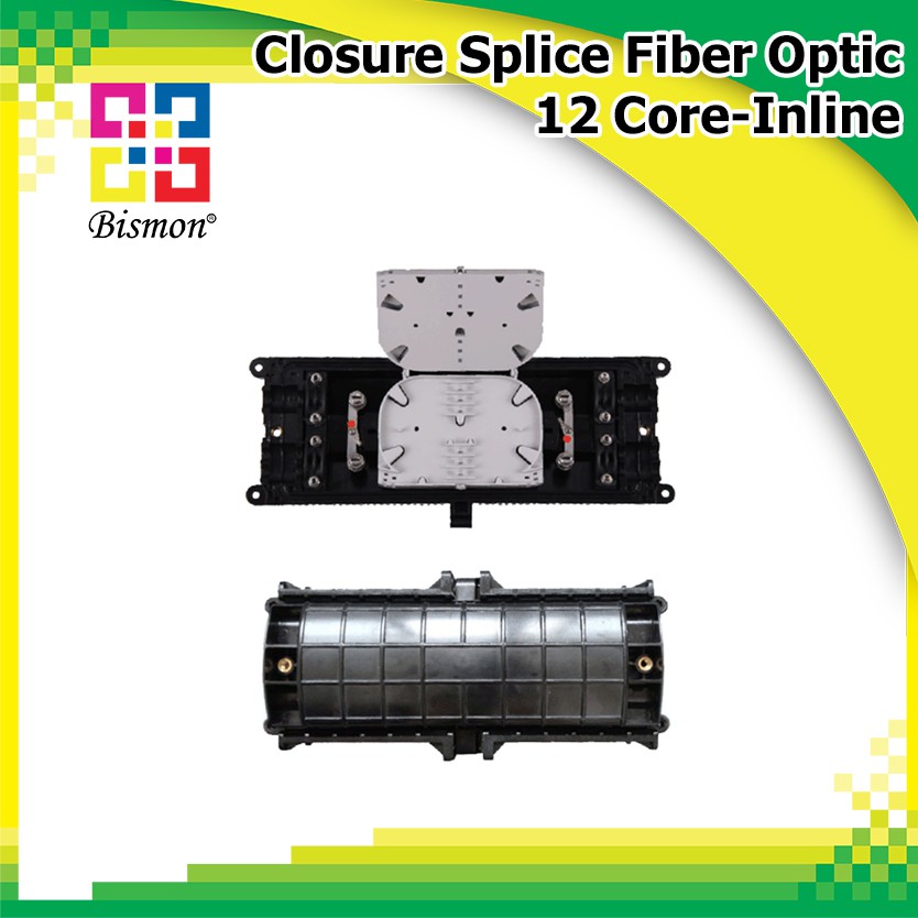 Closure Splice Fiber Optic 12 Core-Inline - BISMON | Shopee Thailand