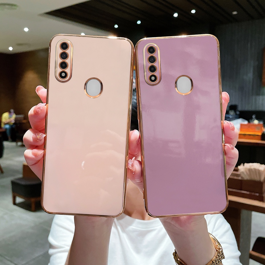 Oppo A31 2020 CPH2015 เคสโทรศัพท์ ซิลิโคน TPU นิ่ม ชุบ ป้องกันเต็มรูป ...