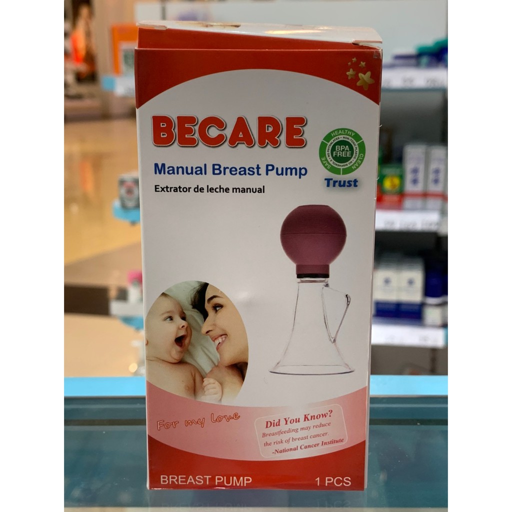 BECARE MANUAL BREAT PUMP (ที่ปั๊มนมแบบมือบีบ) | Shopee Thailand