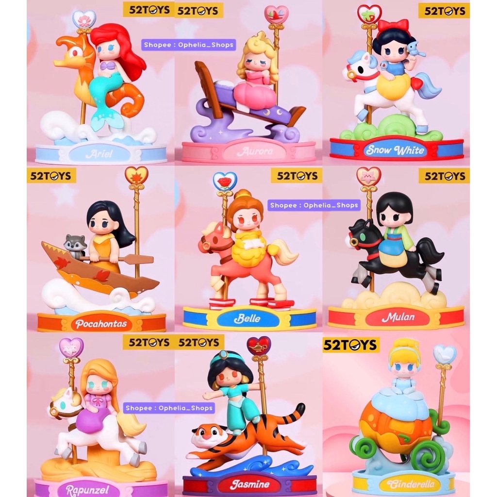 [พร้อมส่ง] MINISO Disney Princess Carousel ลิขสิทธิ์แท้ 👸🏻 52TOYS ม้า ...