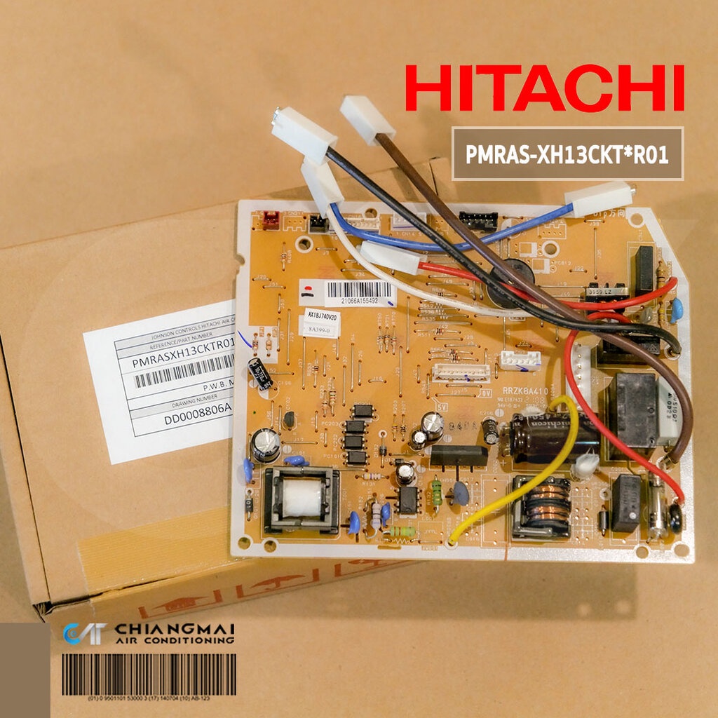 PMRAS-XH13CKT*R01 แผงวงจรแอร์ Hitachi แผงบอร์ดแอร์ฮิตาชิ บอร์ดคอยล์เย็น รุ่น RAS-XH13CKT, RAS ...